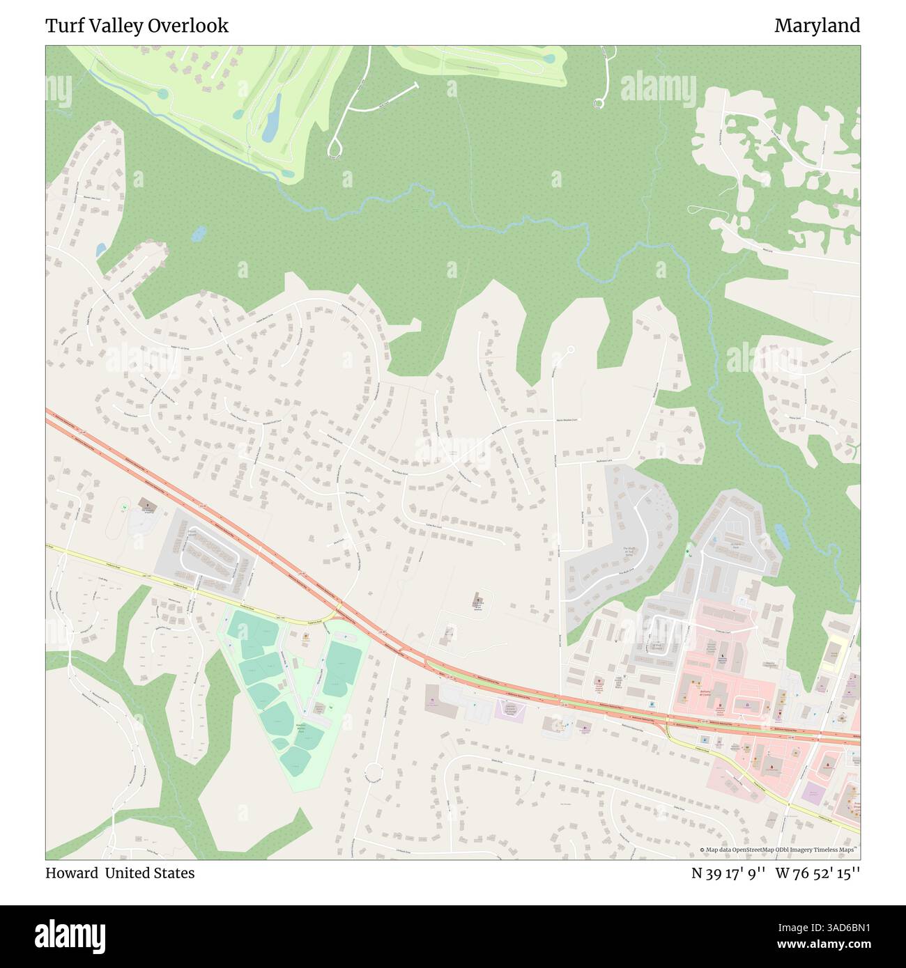 Turf Valley Overlook, Howard, United States, Maryland, N 39 17' 9'', W ...
