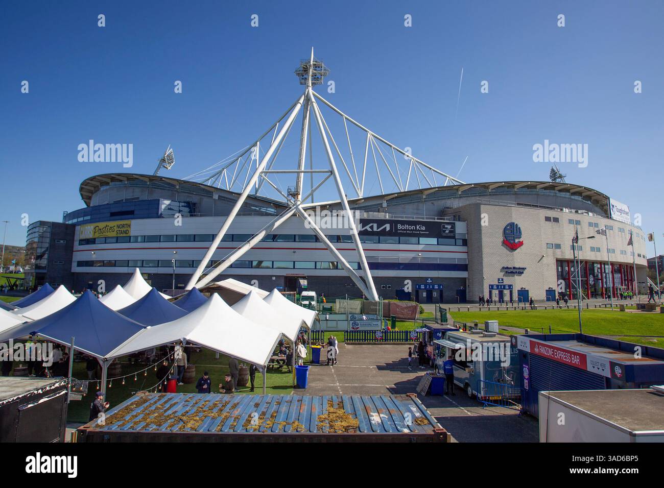 General view of Toughsheet Community Stadium during the Sky Bet League ...