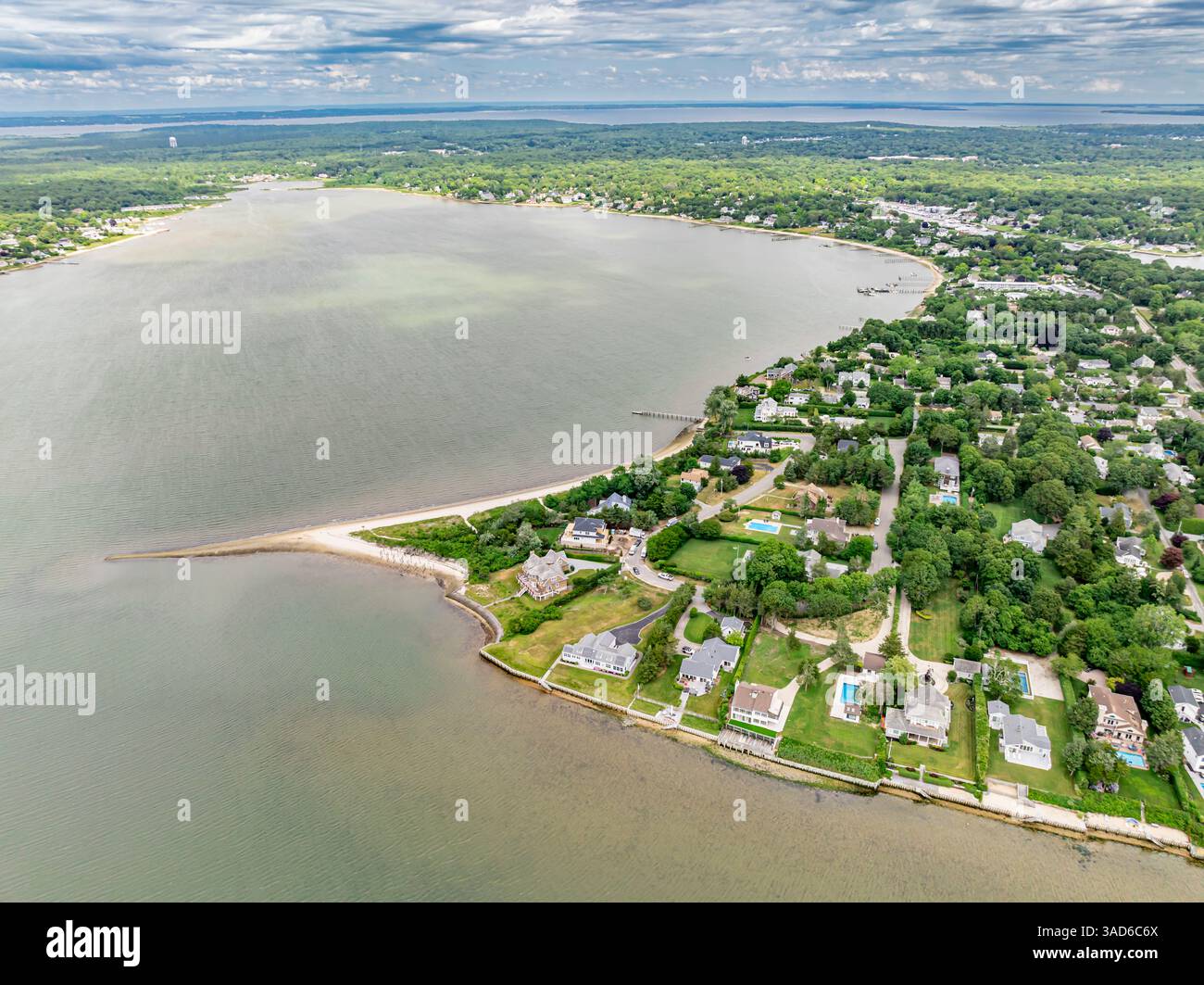 aerial view of tiana circle and vicinity Stock Photo - Alamy