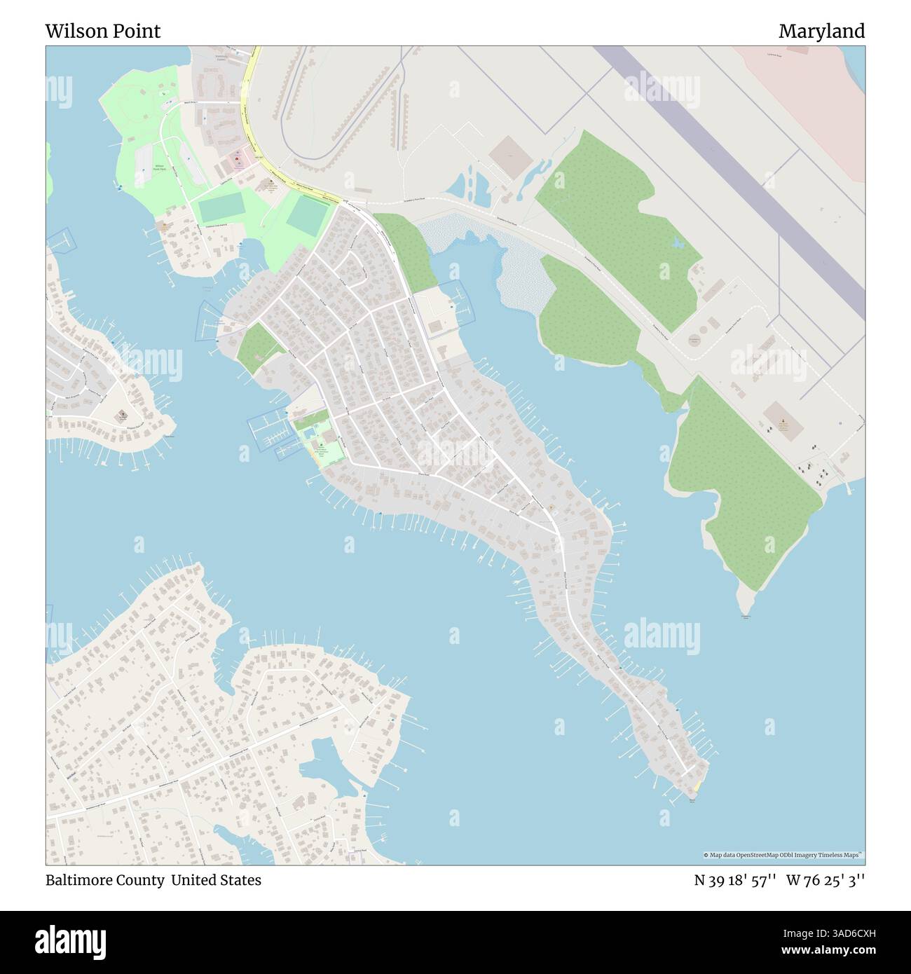 Wilson Point, Baltimore County, United States, Maryland, N 39 18' 57 ...