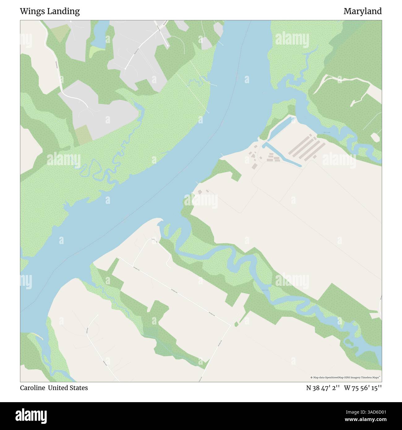 Wings Landing, Caroline, United States, Maryland, N 38 47' 2'', W 75 56 ...
