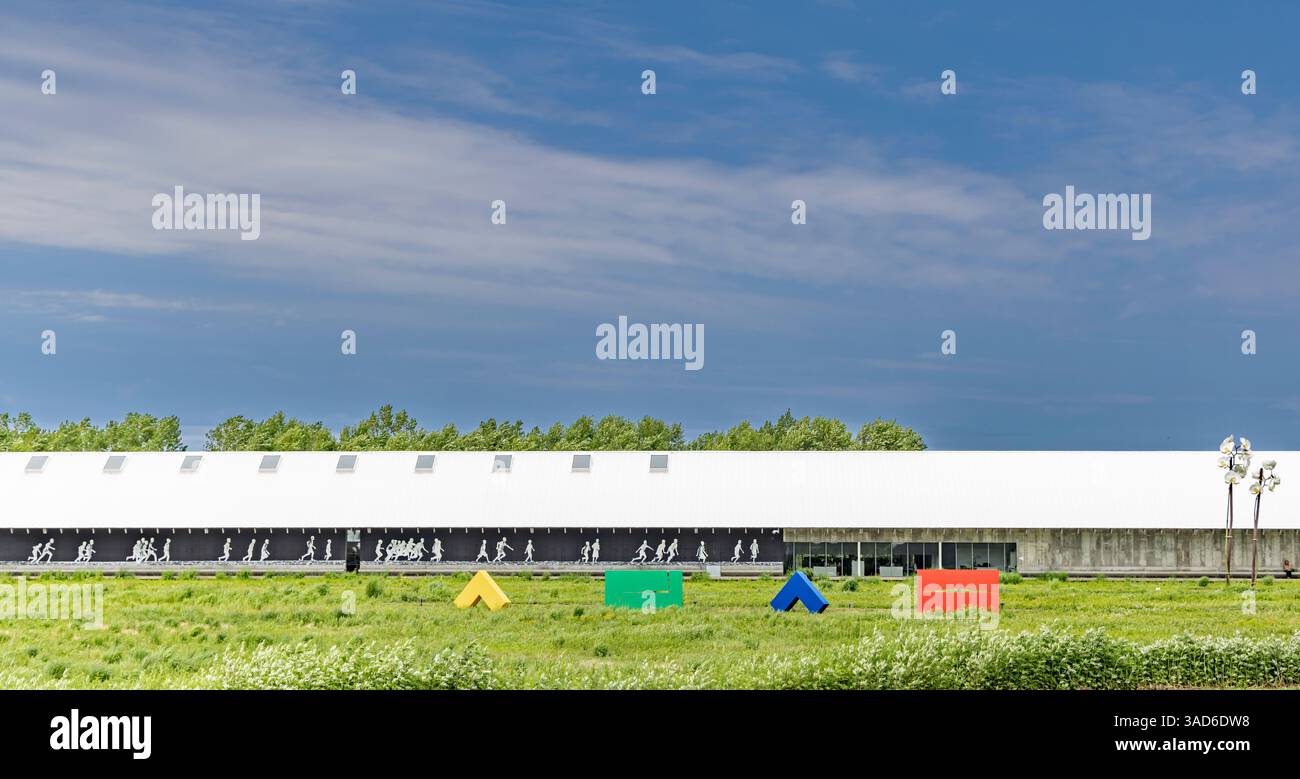 summer landscape of a section of the parrish art museum Stock Photo - Alamy