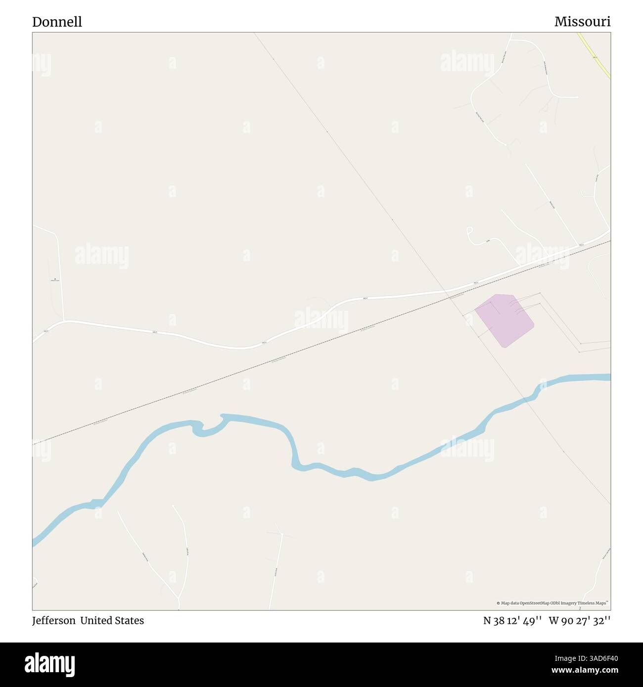 Donnell, Jefferson, United States, Missouri, N 38 12' 49'', W 90 27' 32 ...
