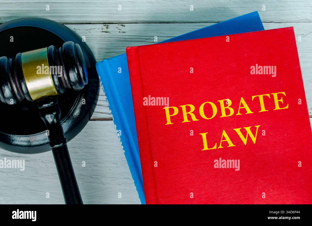 Top view of Probate Law book with gavel background Stock Photo - Alamy