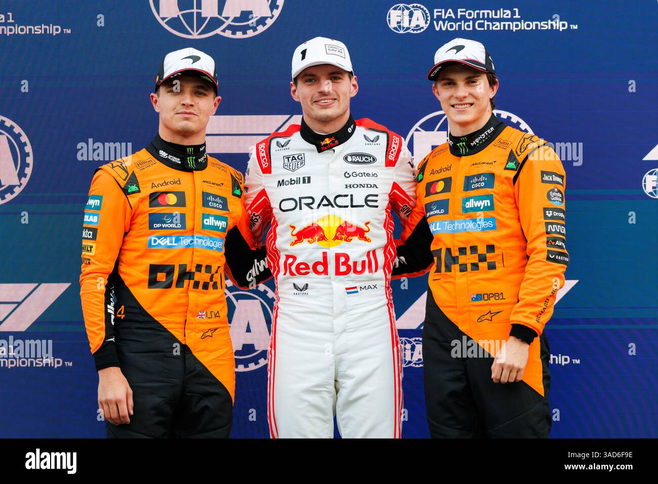 Suzuka, 05 Apr 2025: Max Verstappen (NED) qualifies 1st, Lando Norris ...