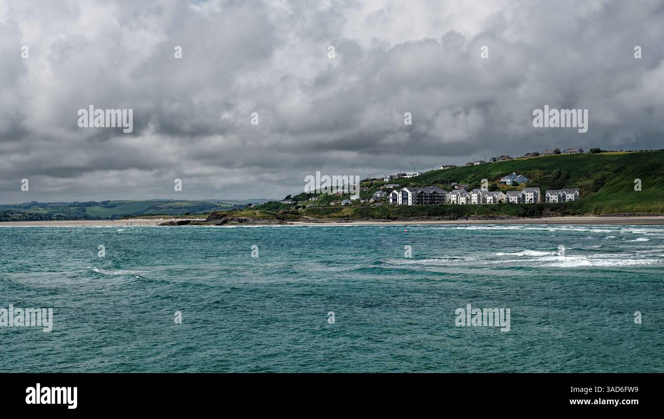 Stunning coastal view of Inchydoney Island in Ireland featuring rolling ...