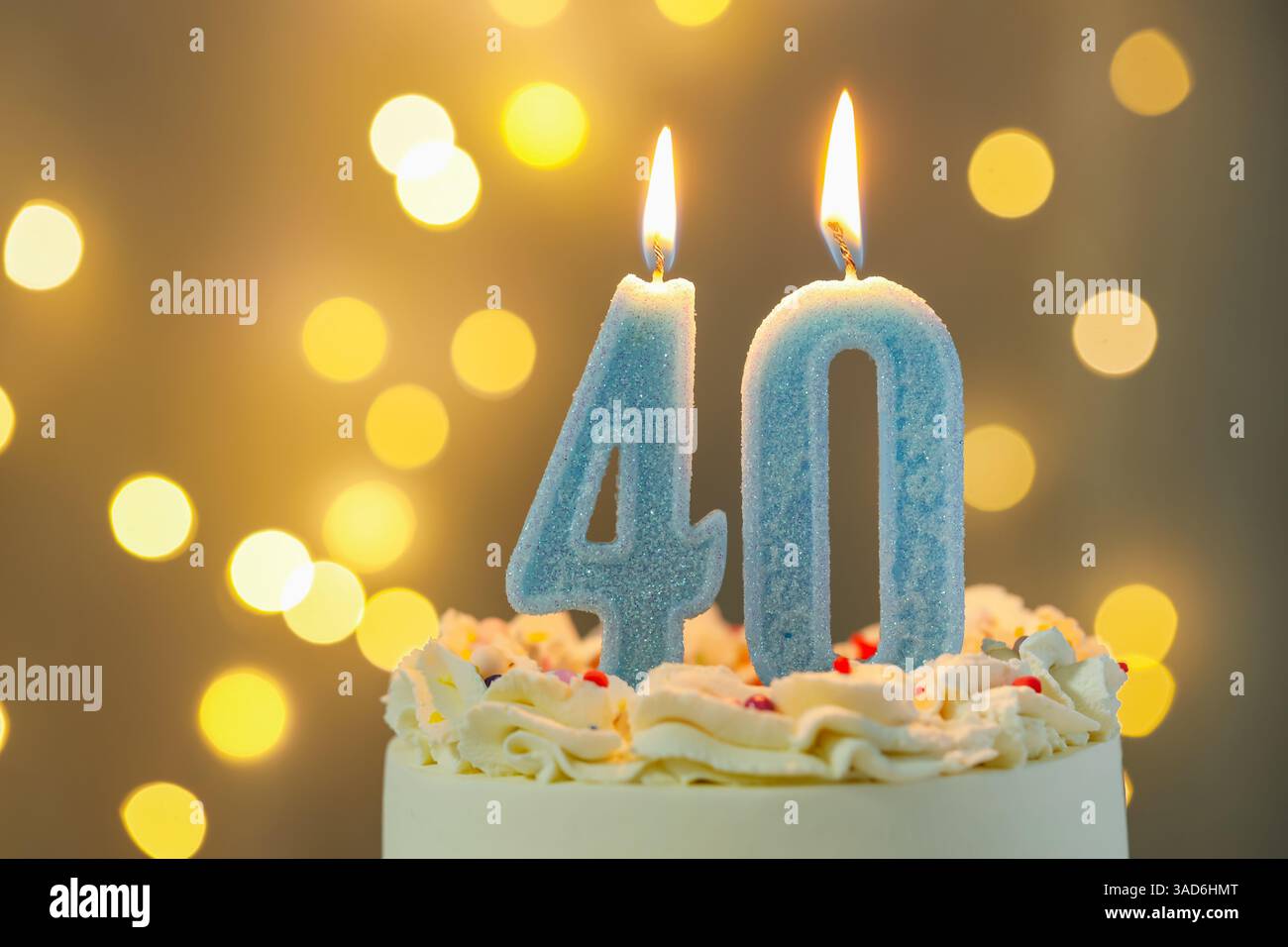 40th birthday burning number hi-res stock photography and images - Alamy