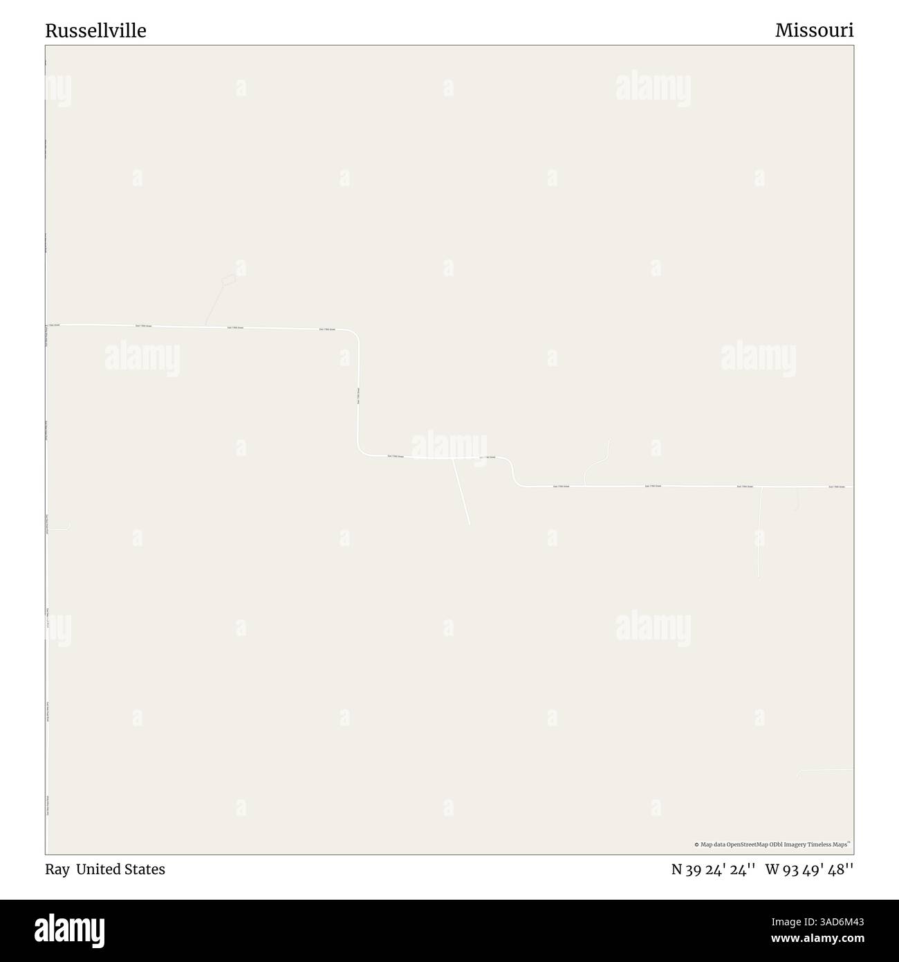Russellville, Ray, United States, Missouri, N 39 24' 24'', W 93 49' 48 ...