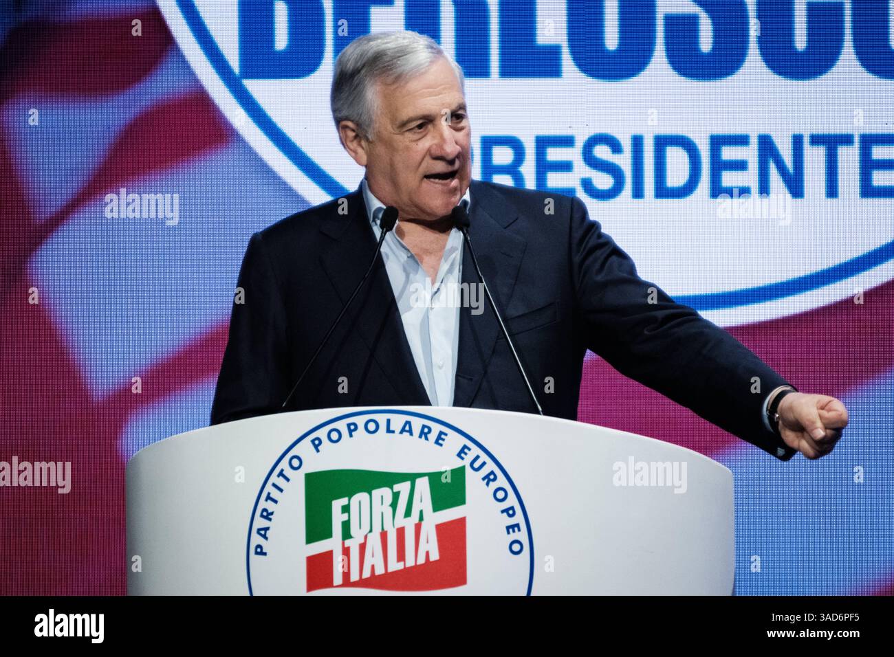 Rome, Forza Italia party national assembly. The assembly was attended ...