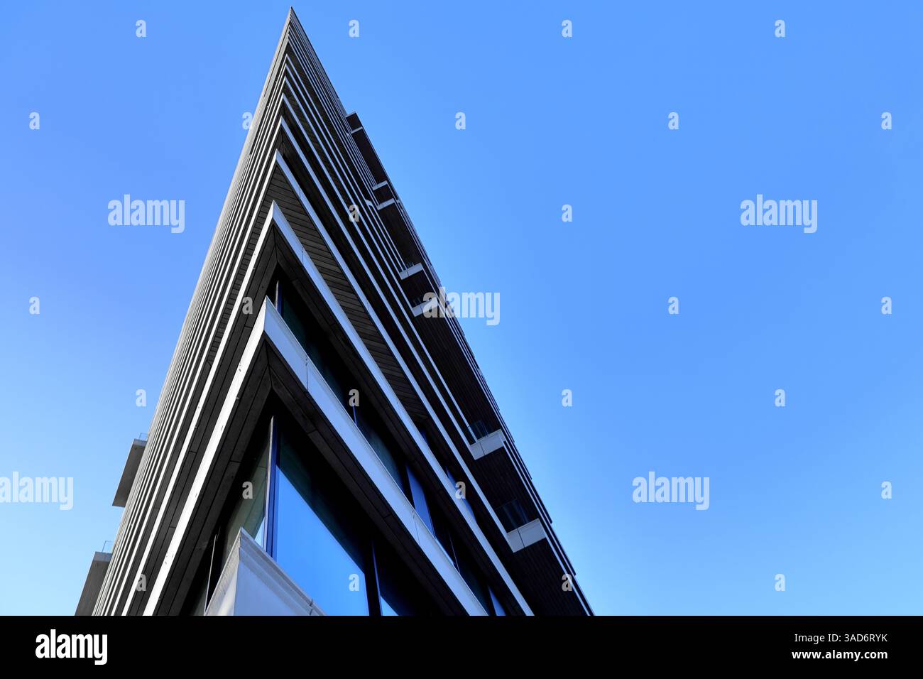 Angular building showcases bold architectural design hi-res stock ...