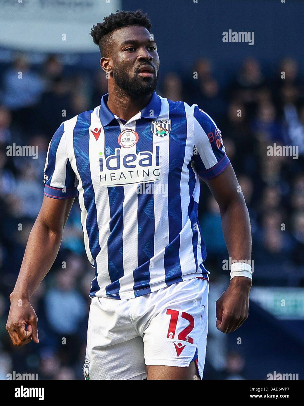 #12, Daryl Dike of WBA during the Sky Bet Championship match between ...