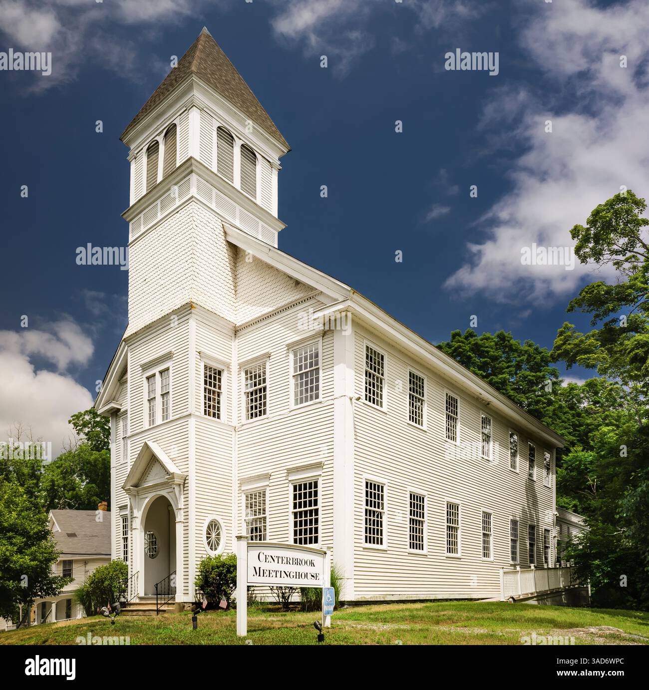 Centerbrook Congregational Church Essex, Connecticut, USA Stock Photo ...