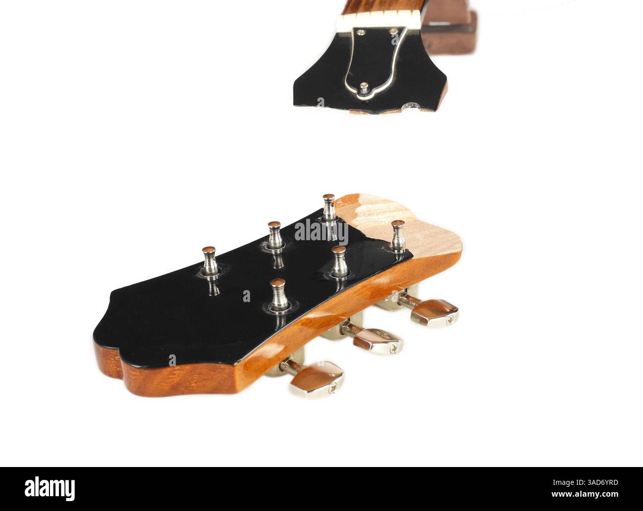 Guitar repair and service - Broken Headstock acoustic guitar white ...
