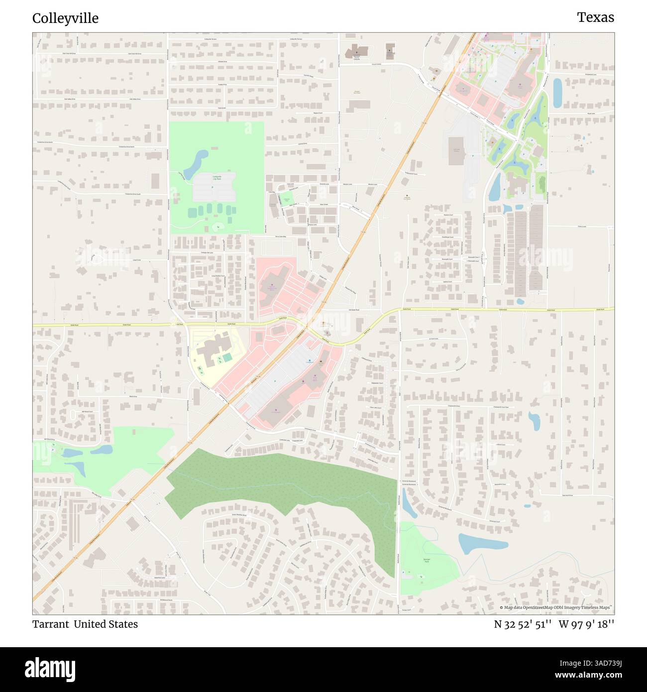 Colleyville, Tarrant, United States, Texas, N 32 52' 51'', W 97 9' 18 ...