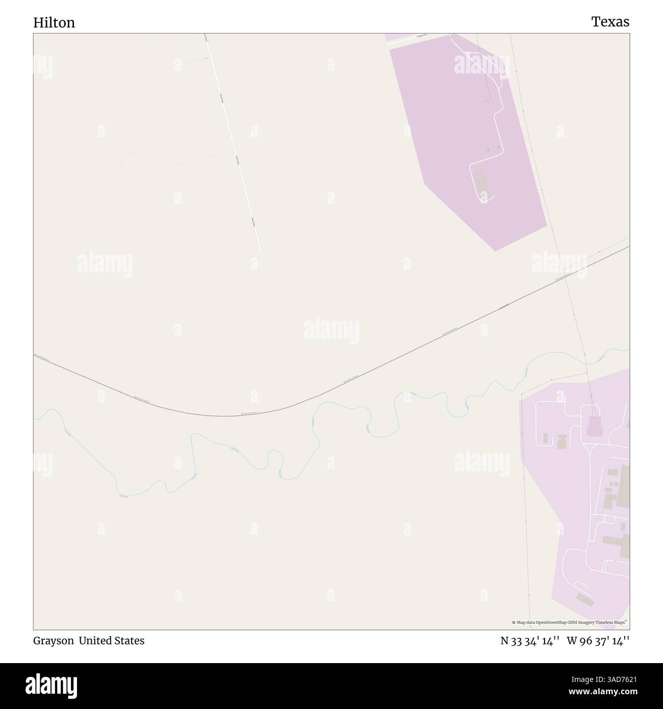 Hilton, Grayson, United States, Texas, N 33 34' 14'', W 96 37' 14 ...