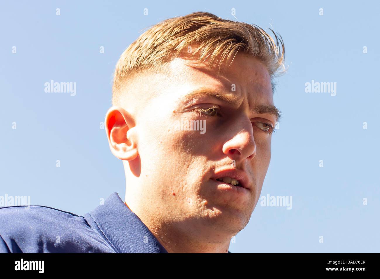 Liam Delap of Ipswich Town arrives before the Premier League match ...