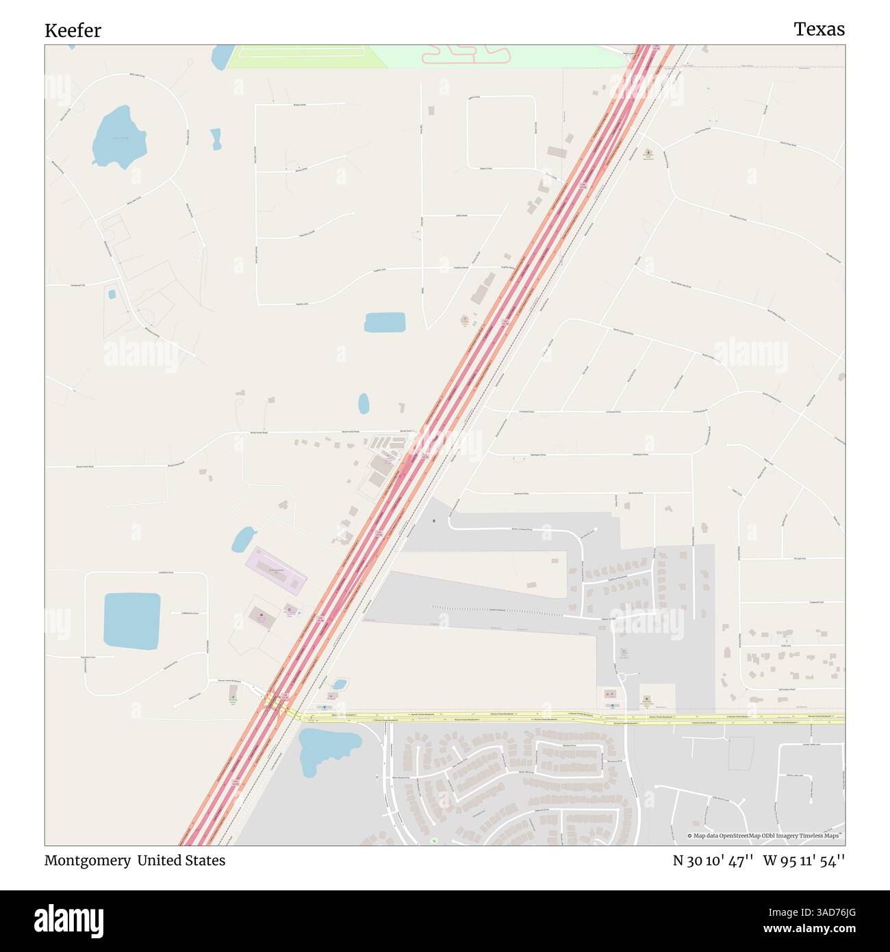 Keefer, Montgomery, United States, Texas, N 30 10' 47'', W 95 11' 54 ...