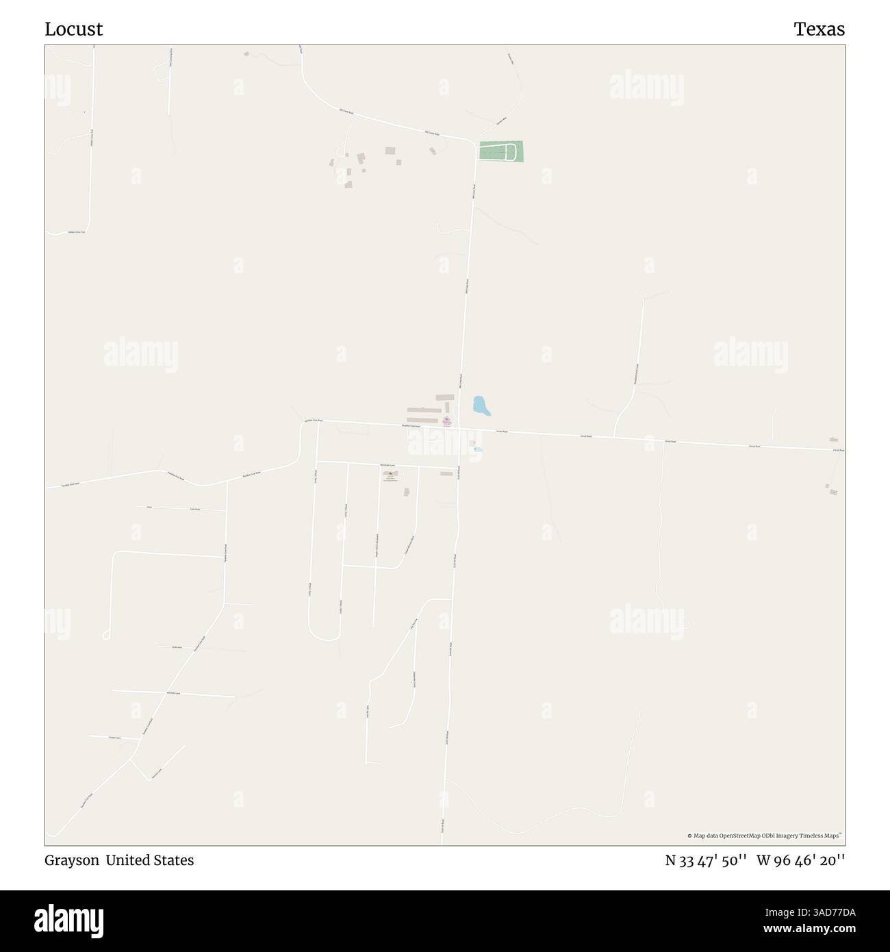 Locust, Grayson, United States, Texas, N 33 47' 50'', W 96 46' 20 ...