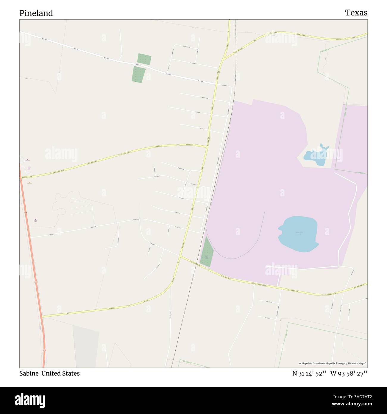 Pineland, Sabine, United States, Texas, N 31 14' 52'', W 93 58' 27 ...