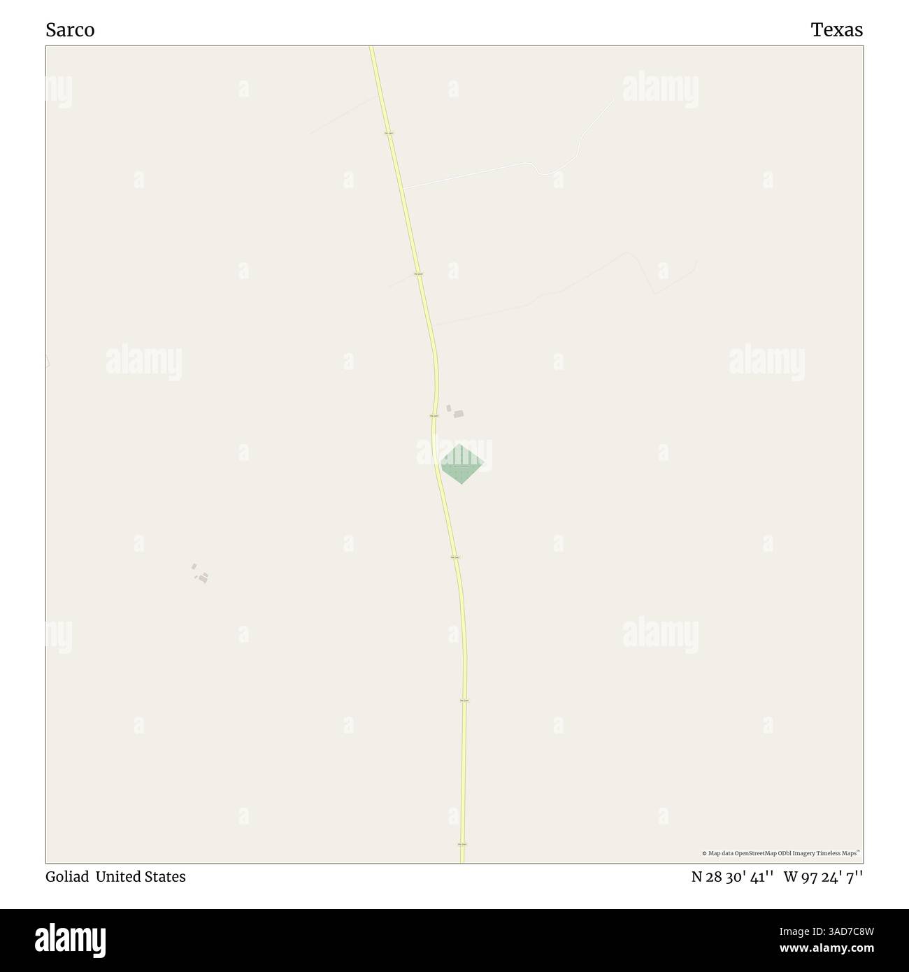 Sarco, Goliad, United States, Texas, N 28 30' 41'', W 97 24' 7'', map ...