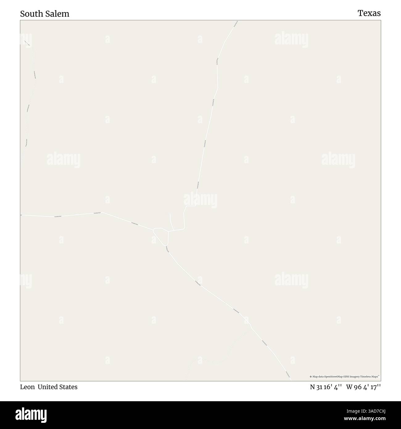 South Salem, Leon, United States, Texas, N 31 16' 4'', W 96 4' 17 ...