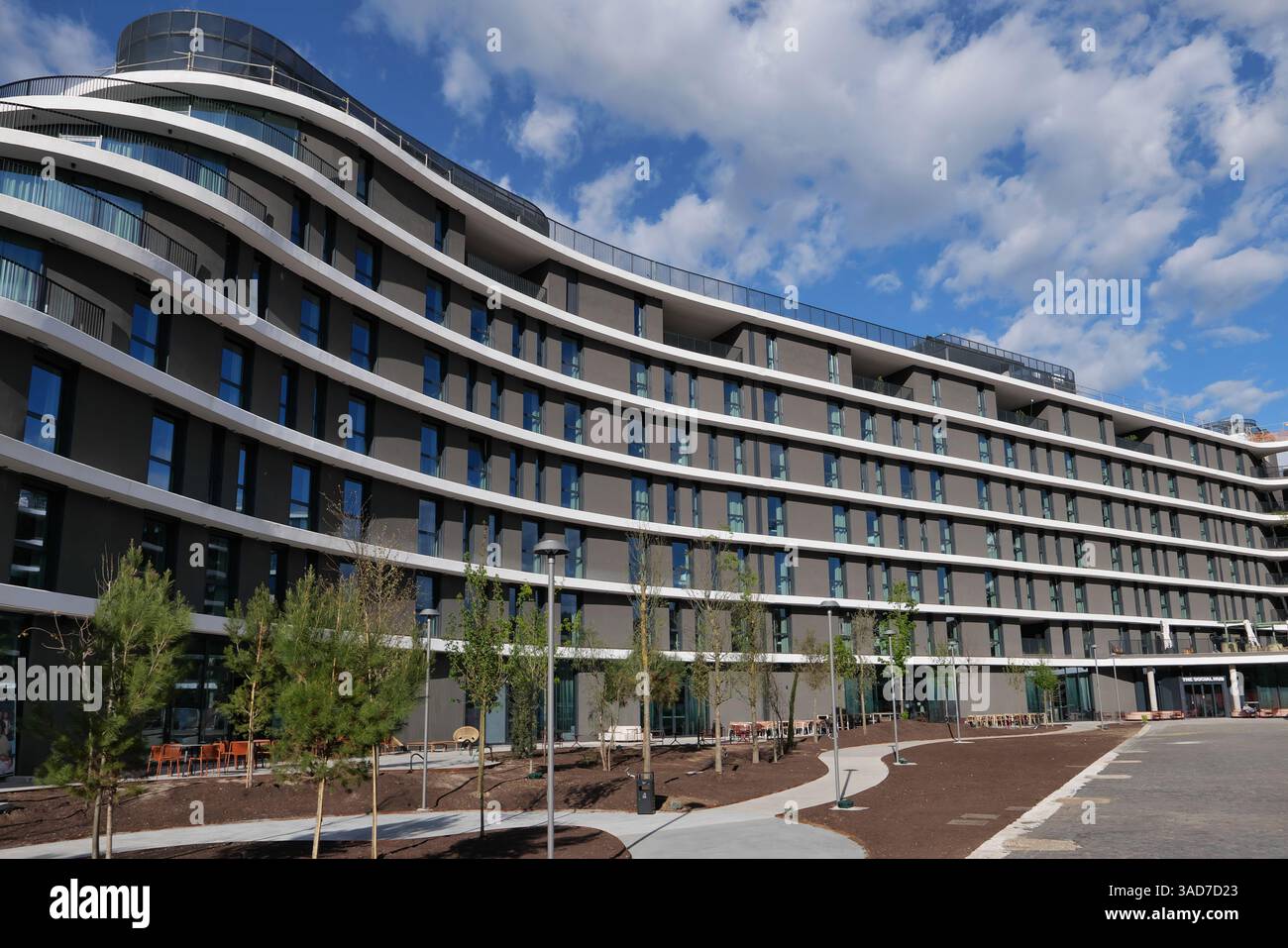 AN EXTERNAL VIEW OF THE SOCIAL HUB STUDENT HOTEL OF THE TSH GROUP Stock Photo - Alamy