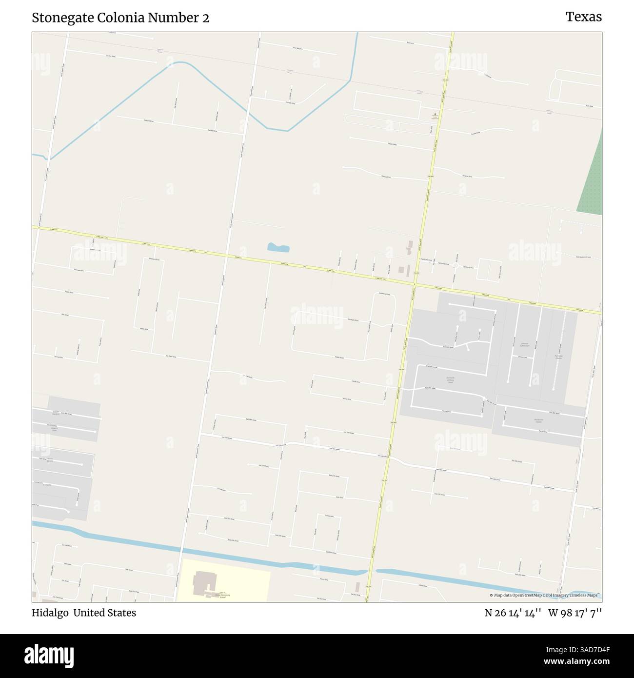 Stonegate Colonia Number 2, Hidalgo, United States, Texas, N 26 14' 14 ...