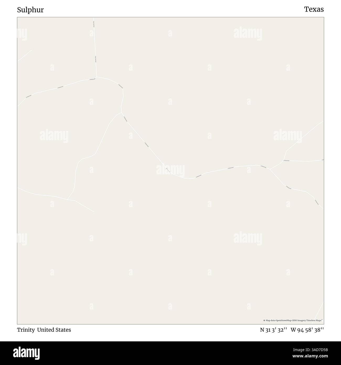 Sulphur, Trinity, United States, Texas, N 31 3' 32'', W 94 58' 38 ...