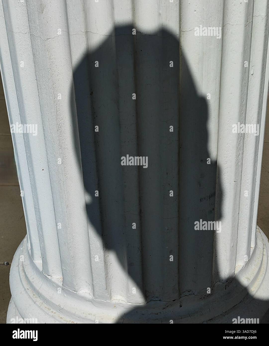 Shadow of the Unknown Person – A Silent Portrait Stock Photo - Alamy