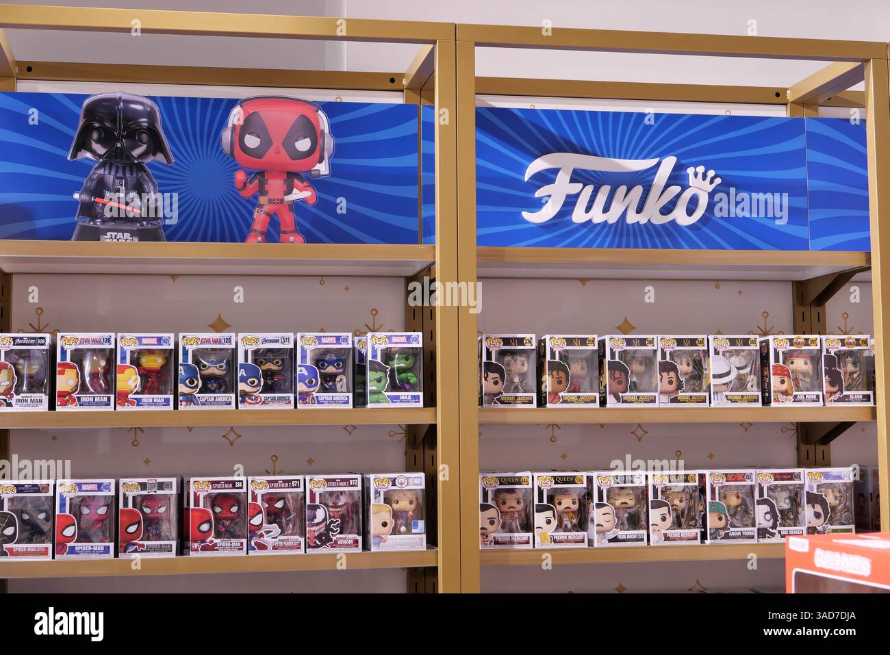 FUNKO TOY ON DISPLAY INSIDE THE TOY STORE Stock Photo - Alamy