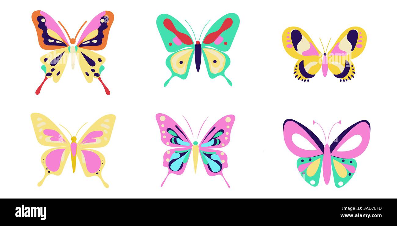 Funky hippy stickers hi-res stock photography and images - Alamy