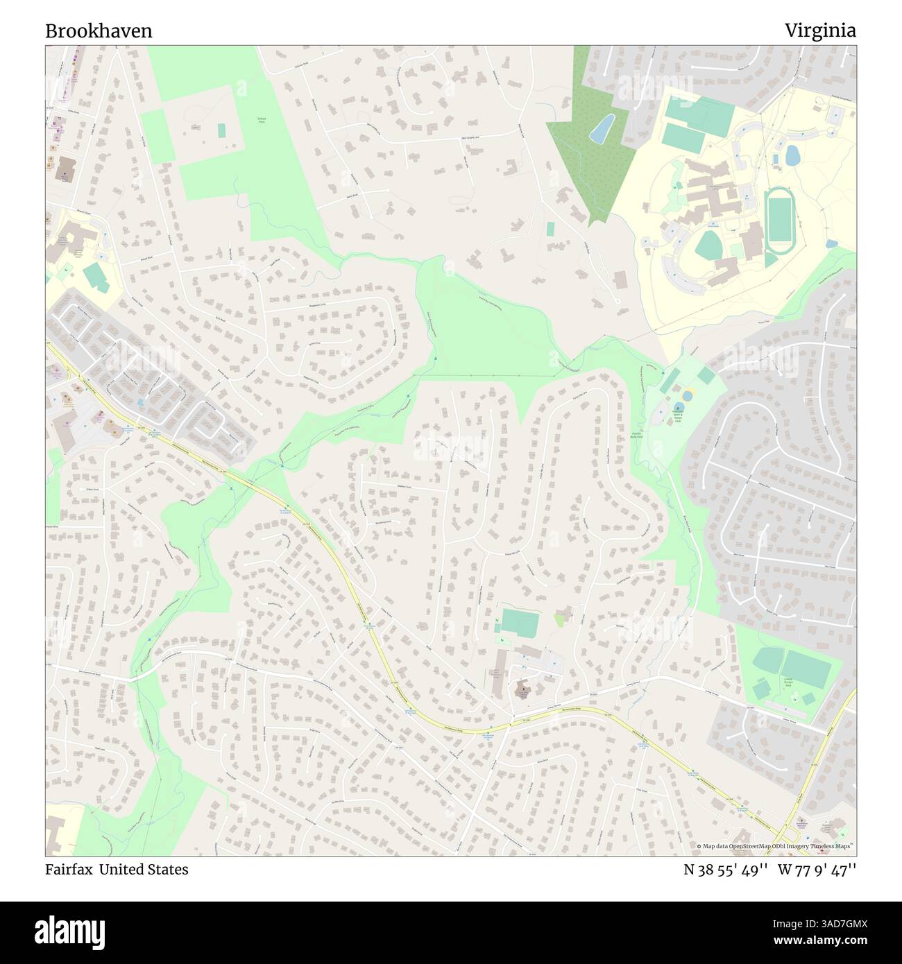 Brookhaven, Fairfax, United States, Virginia, N 38 55' 49'', W 77 9' 47 ...