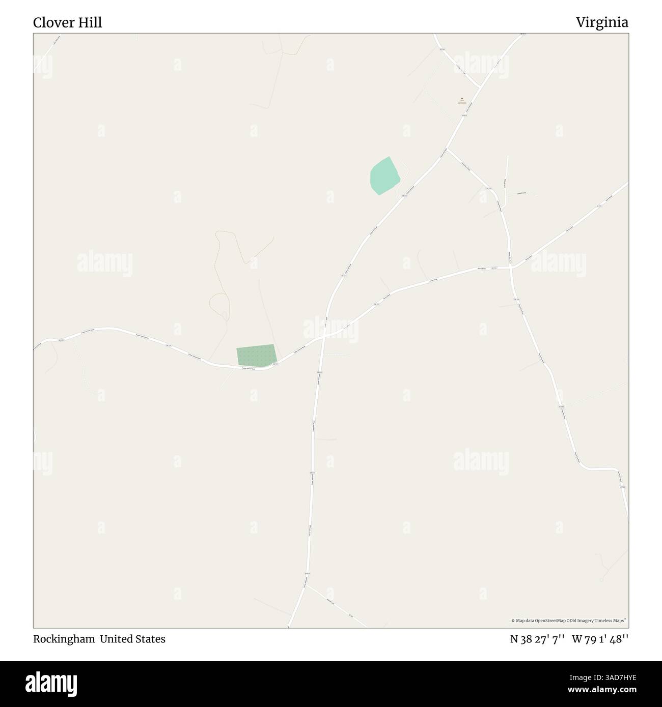 Clover Hill, Rockingham, United States, Virginia, N 38 27' 7'', W 79 1 ...
