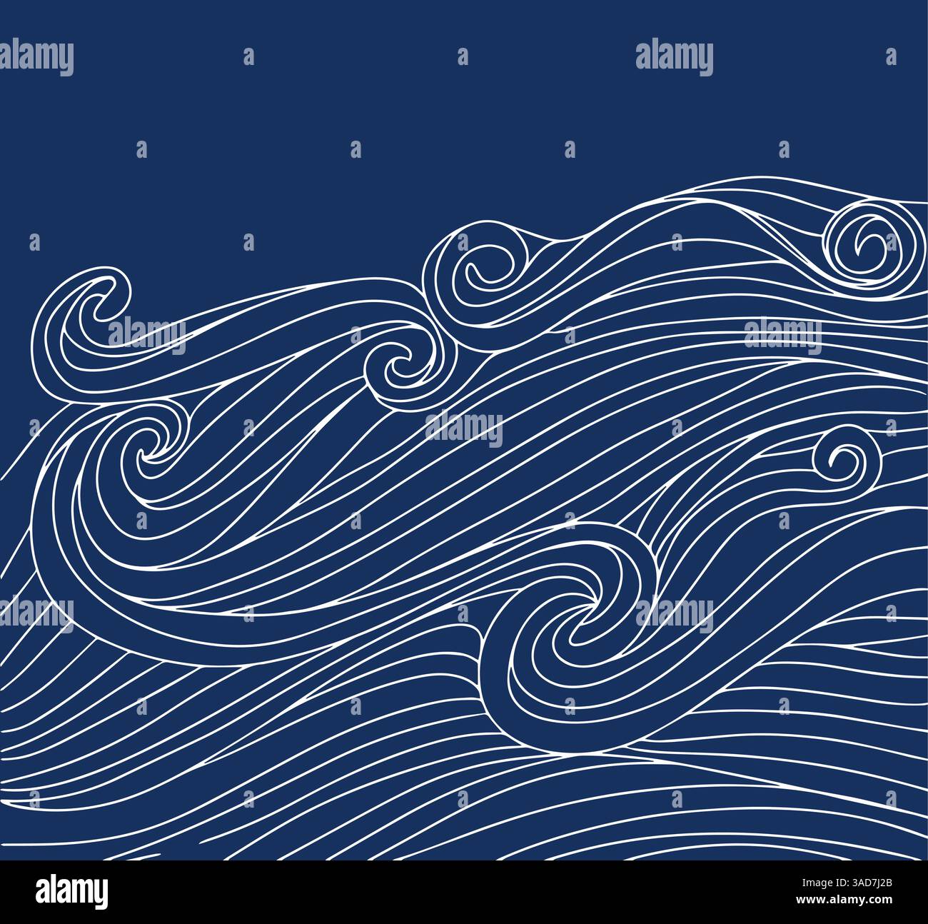 Art nouveau style water Stock Vector Images - Alamy