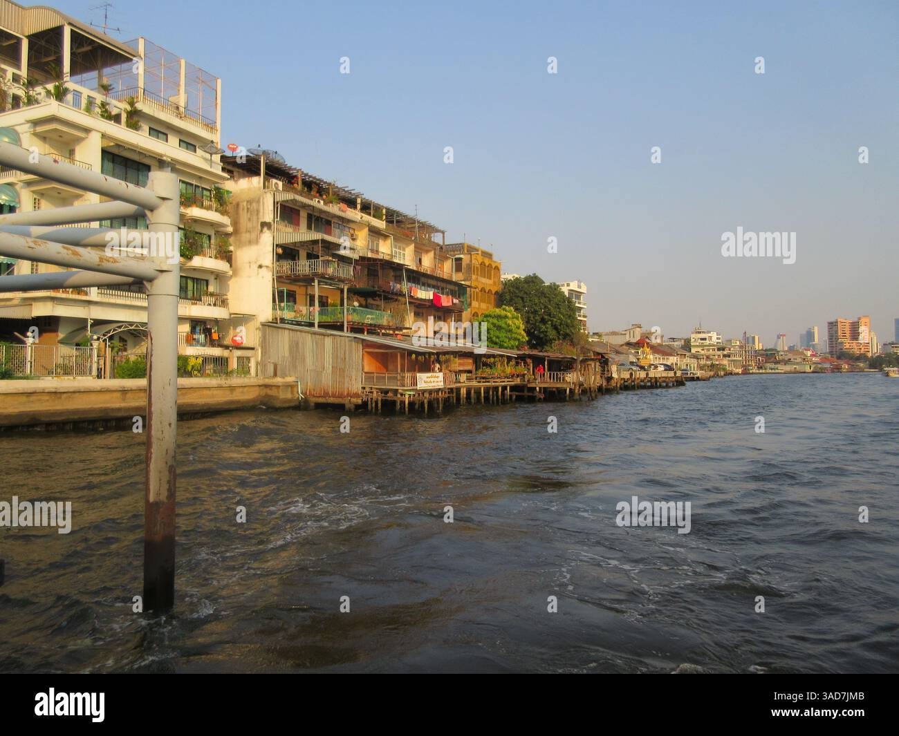 Bangkok, Thailand, Februray 2, 2015: Chao Praya river in Bangkok Stock ...