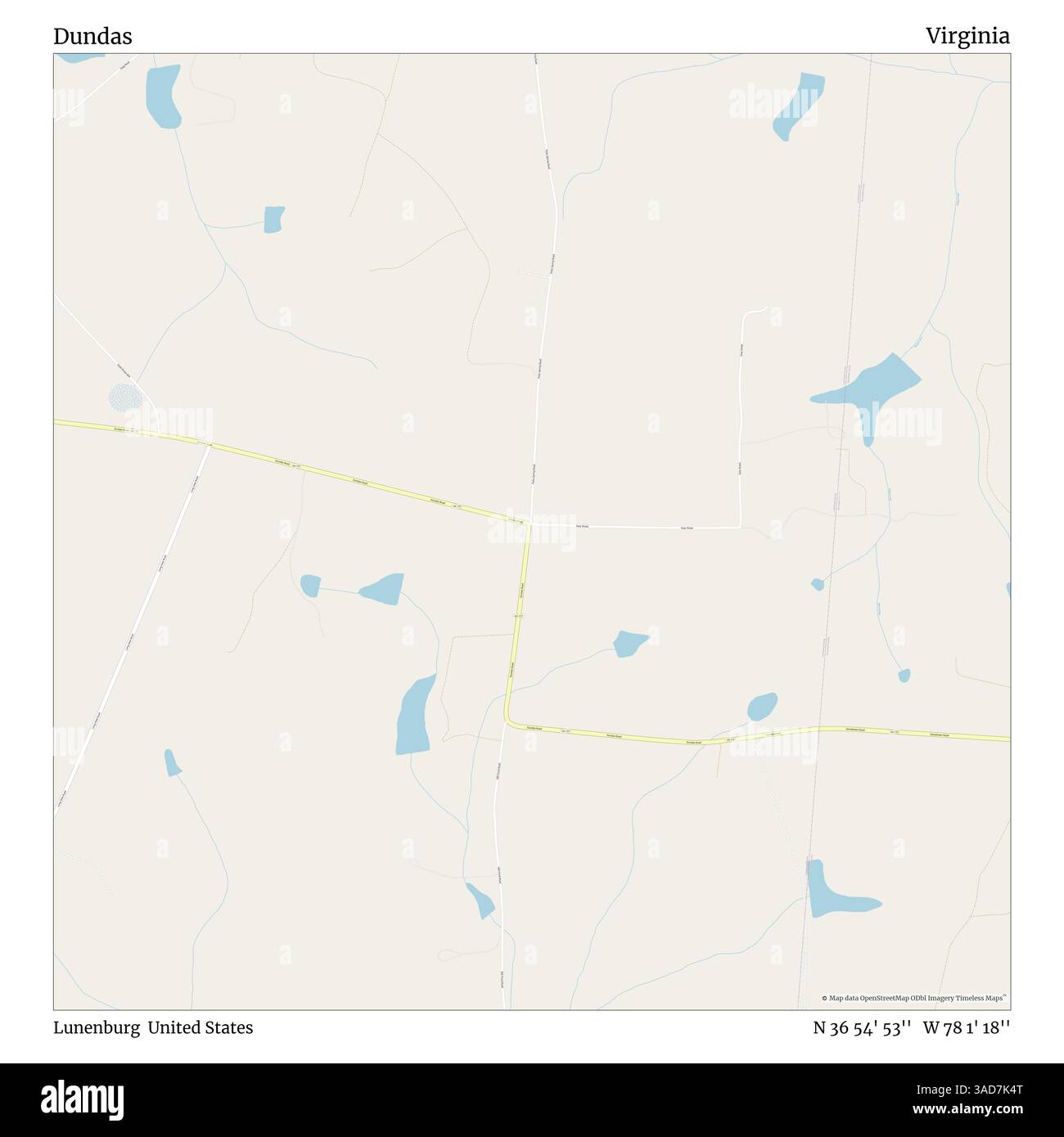 Dundas, Lunenburg, United States, Virginia, N 36 54' 53'', W 78 1' 18 ...