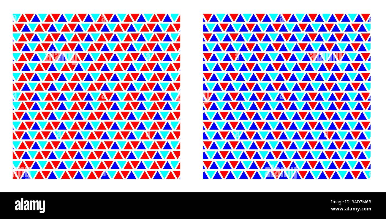 Seamless patterns mosaic with red, blue colors Stock Vector Image & Art ...