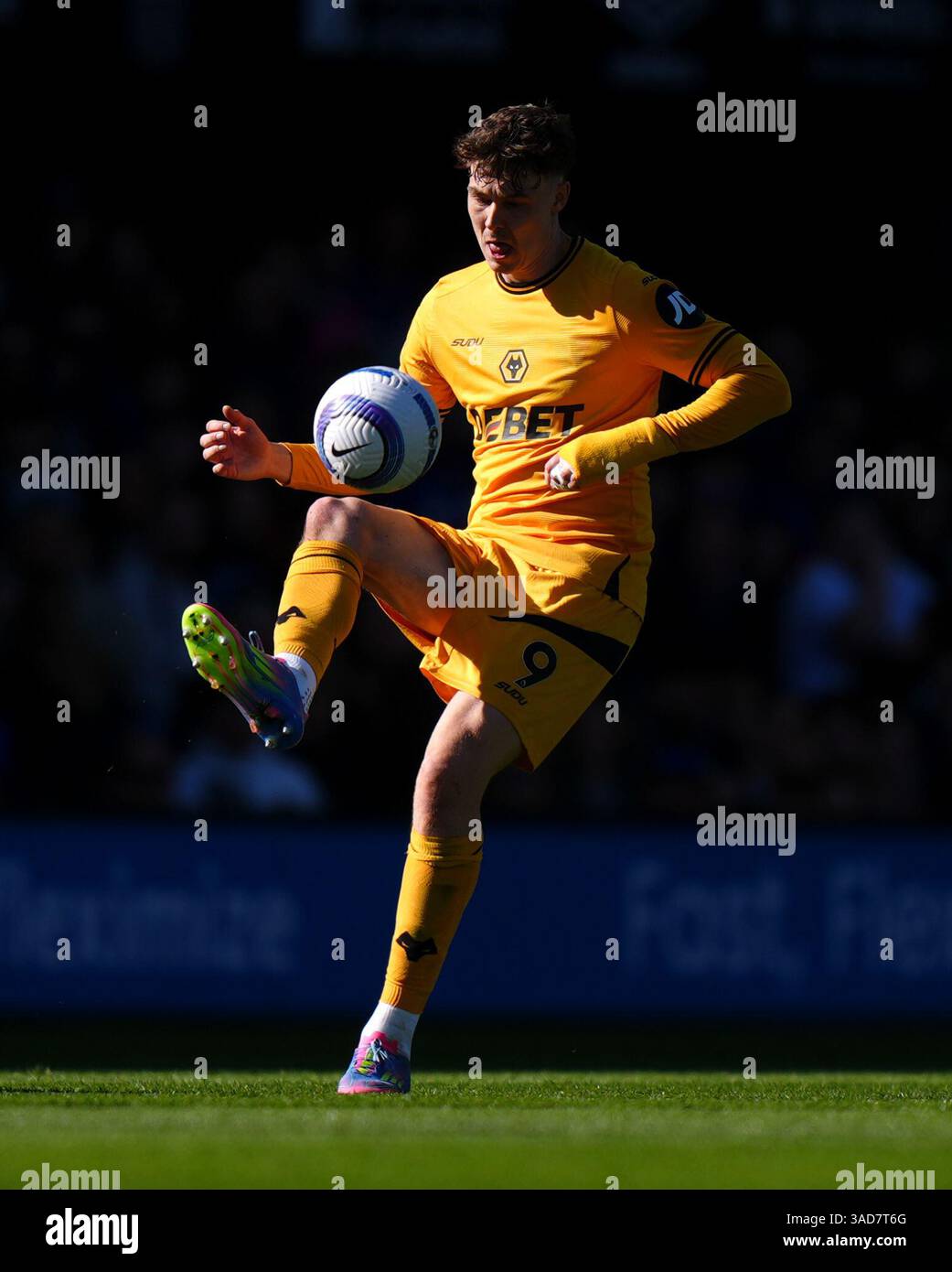 Wolverhampton Wanderers' Jorgen Strand Larsen during the Premier League ...
