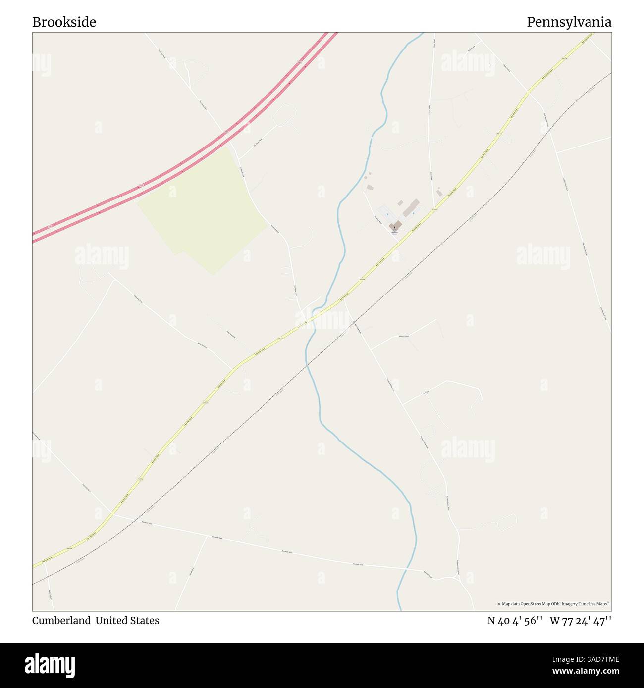 Brookside, Cumberland, United States, Pennsylvania, N 40 4' 56'', W 77 ...