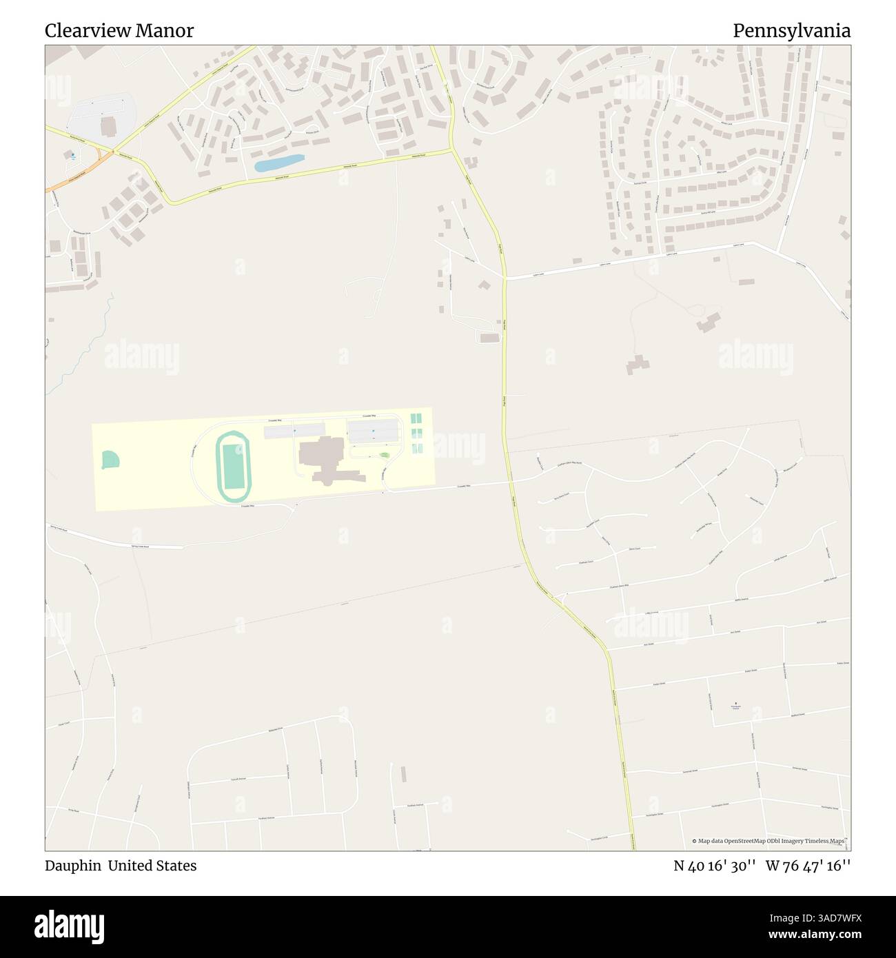 Clearview Manor, Dauphin, United States, Pennsylvania, N 40 16' 30'', W ...