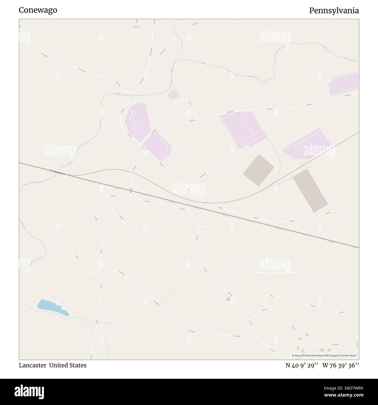 Conewago, Lancaster, United States, Pennsylvania, N 40 9' 29'', W 76 39 ...