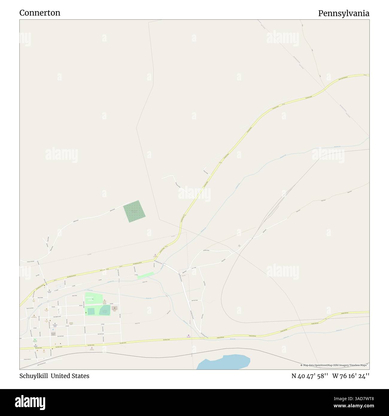 Connerton, Schuylkill, United States, Pennsylvania, N 40 47' 58'', W 76 ...