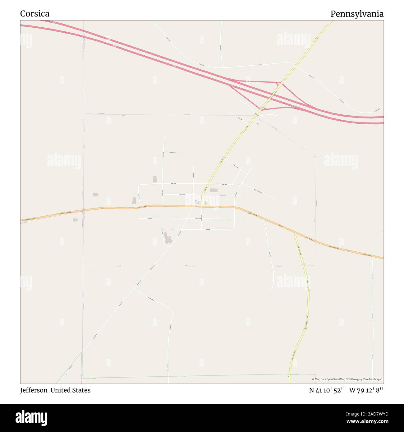 Corsica, Jefferson, United States, Pennsylvania, N 41 10' 52'', W 79 12 ...