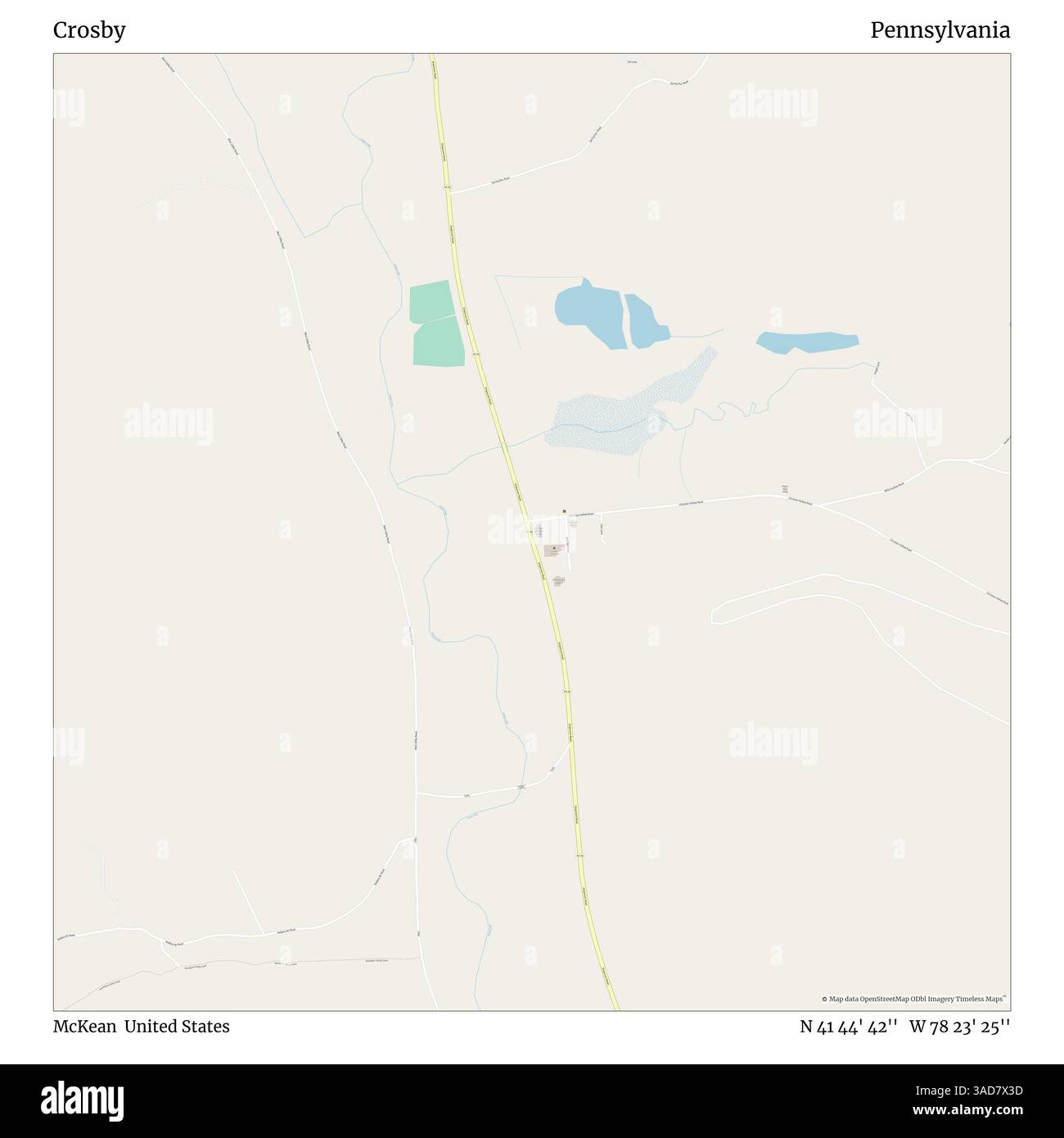 Crosby, McKean, United States, Pennsylvania, N 41 44' 42'', W 78 23' 25 ...