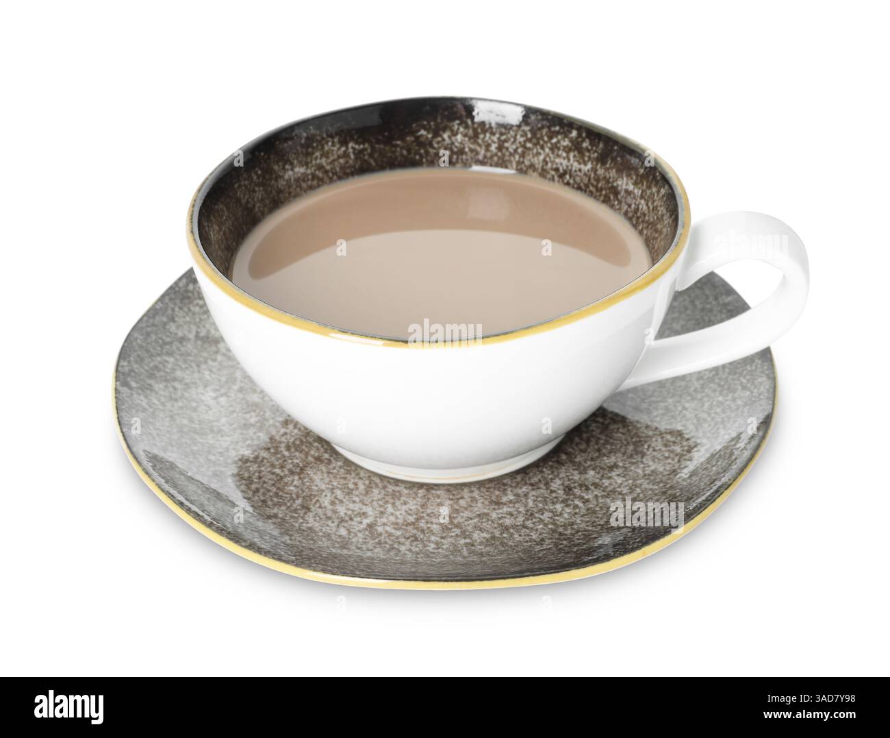 Masala tea in cup Cut Out Stock Images & Pictures - Alamy