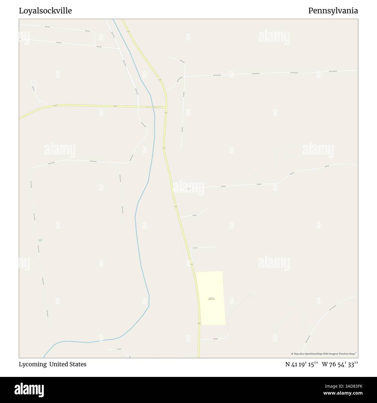 Loyalsockville, Lycoming, United States, Pennsylvania, N 41 19' 15'', W ...