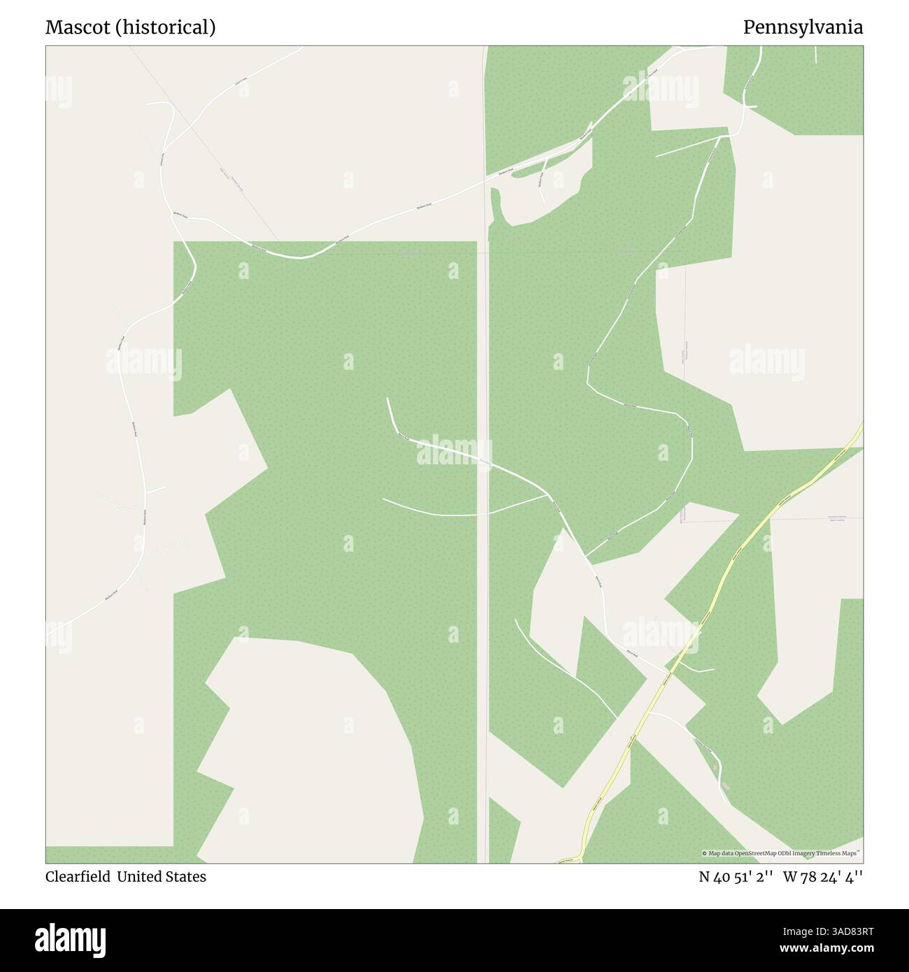 Mascot (historical), Clearfield, United States, Pennsylvania, N 40 51 ...