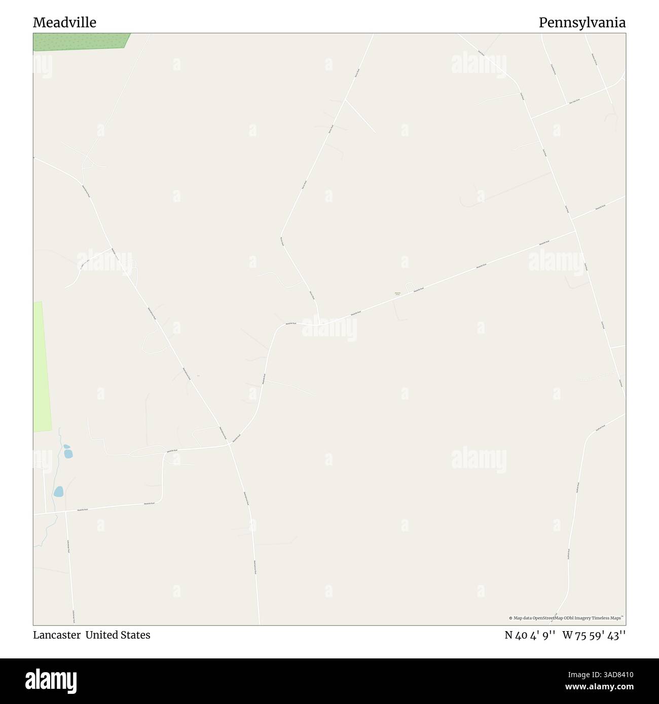 Meadville, Lancaster, United States, Pennsylvania, N 40 4' 9'', W 75 59 ...
