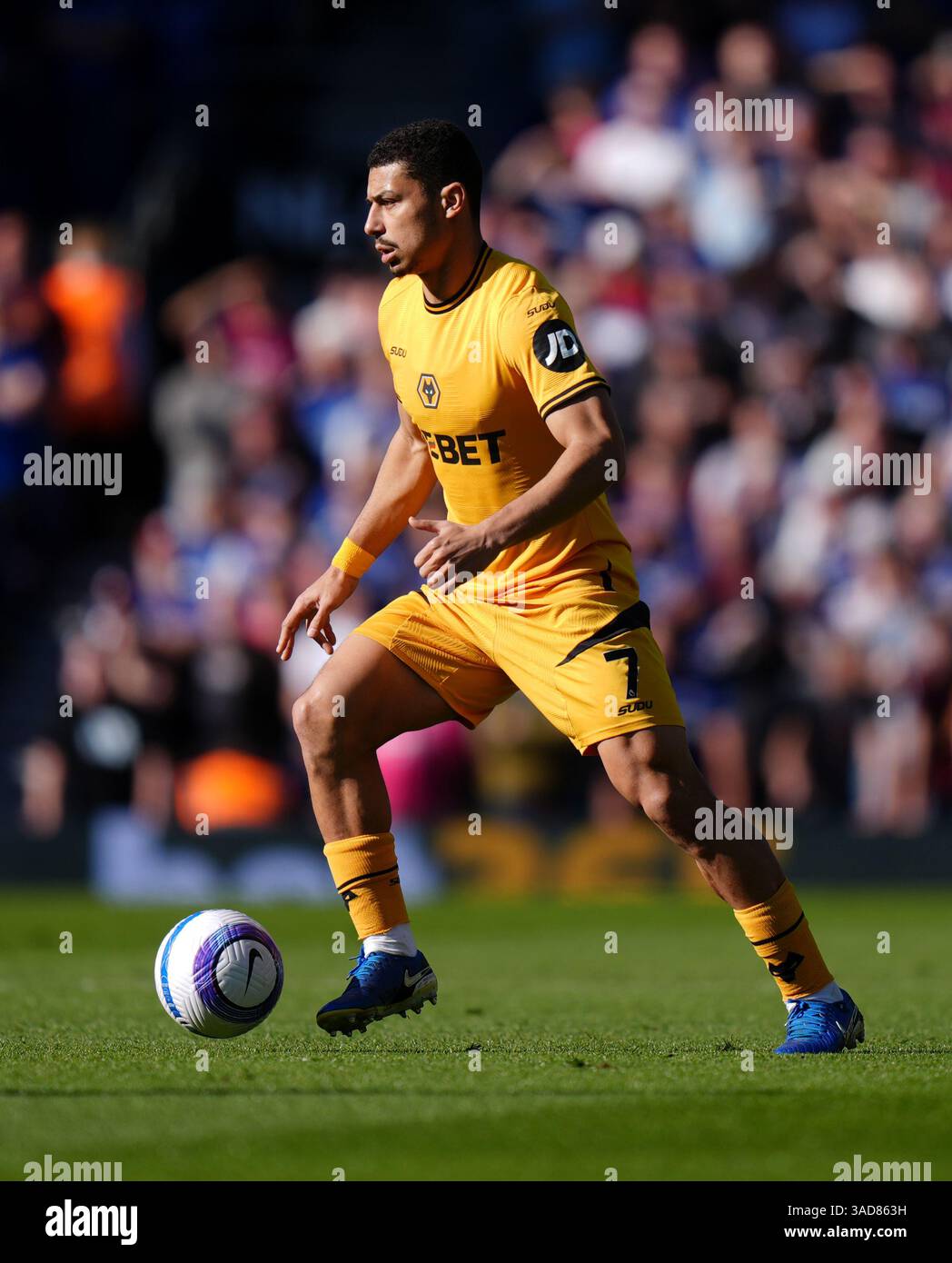 Wolverhampton Wanderers' Andre during the Premier League match at ...
