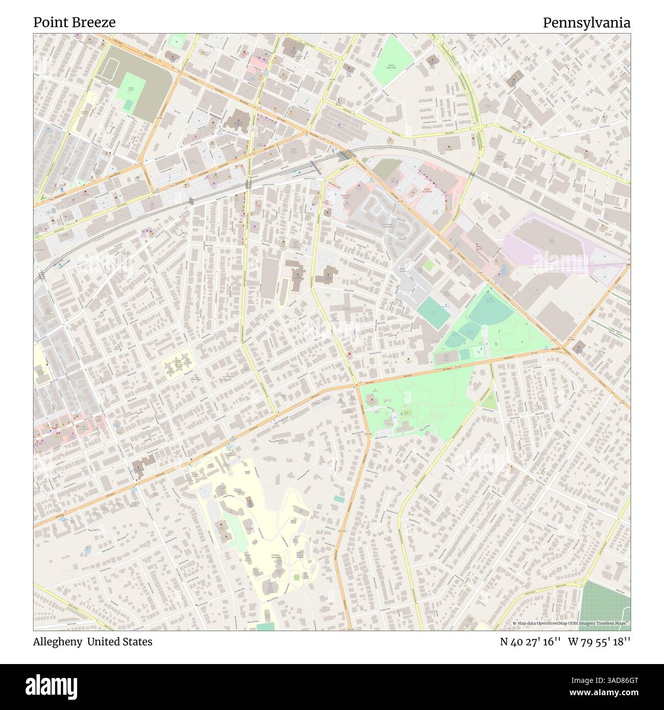 Point Breeze, Allegheny, United States, Pennsylvania, N 40 27' 16'', W ...